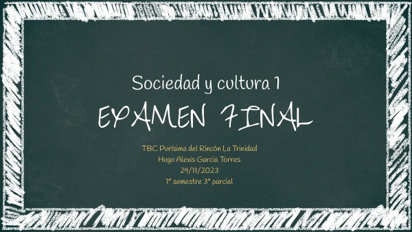Examen Final | Genially