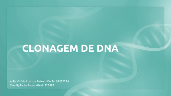 Medical Dna Presentation