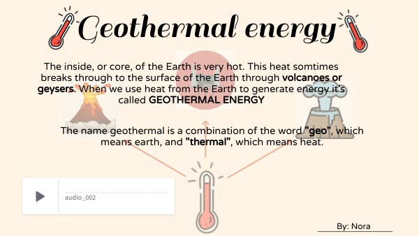 Geothermal energy presentation | Genially