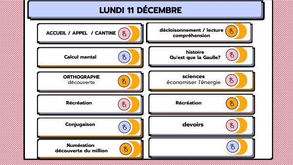 lundi 11 décembre