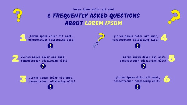 QUESTIONS LIST