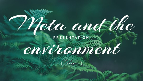 Meta and the environment presentation
