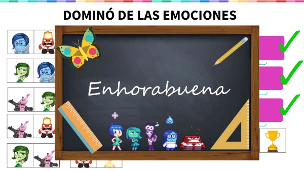 Dominó de las emociones. | Genially