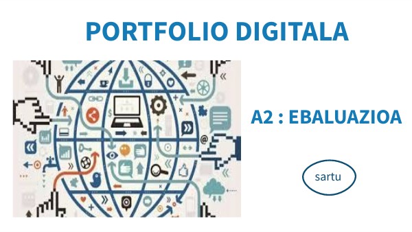 PORFOLIO DIGITALA : A2 EBALUAZIOA | Genially