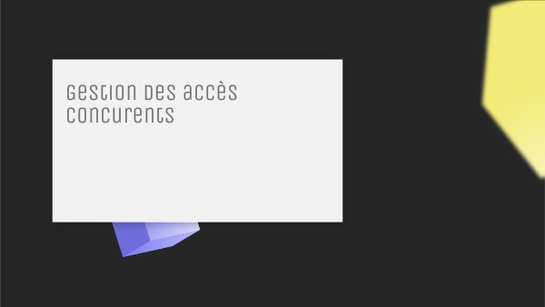 accès concurrents | Genially