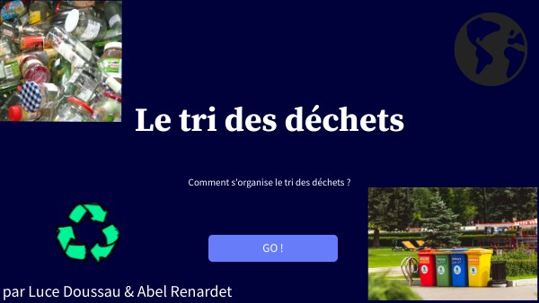 Le tri des déchets | Genially