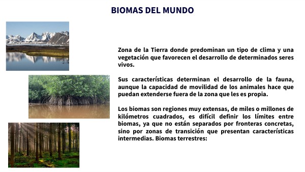 BIOMAS DEL MUNDO | Genially