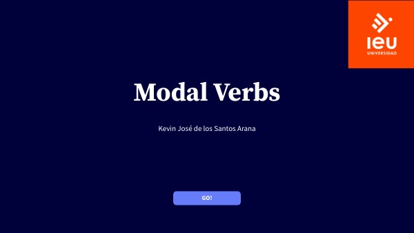Modal Verbs | Genially