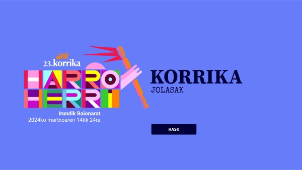KORRIKA JOLASAK | Genially