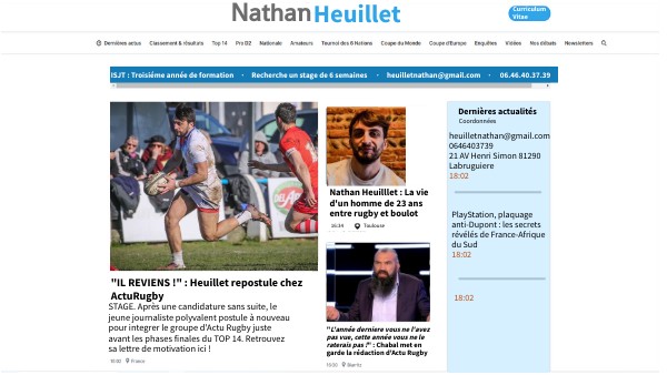 cv Actu Nathan