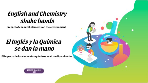 English and Chemistry shake hands