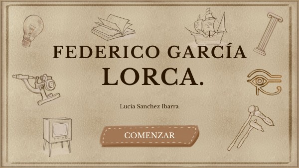 Presentación Federico Garcia Lorca | Genially