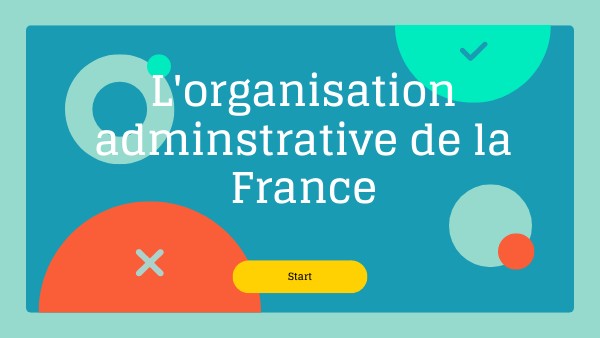 L'organisation territoriale de la France | Genially