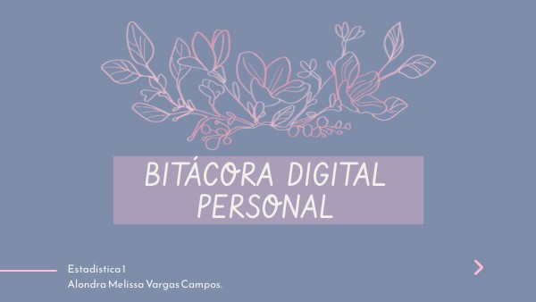 Bitácora digital personal | Genially