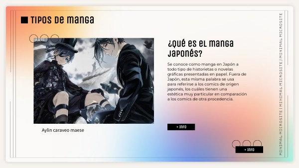 tipos de manga | Genially