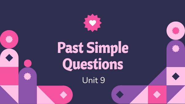 Simple Past Questions | Genially