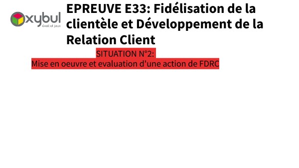 Projet Oral Épreuve E33 | Genially