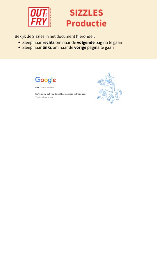 NL_Out Fry - Sizzles Productie