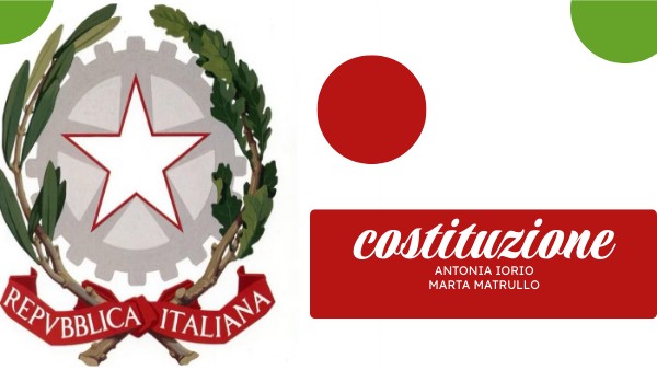 La costituzione | Genially