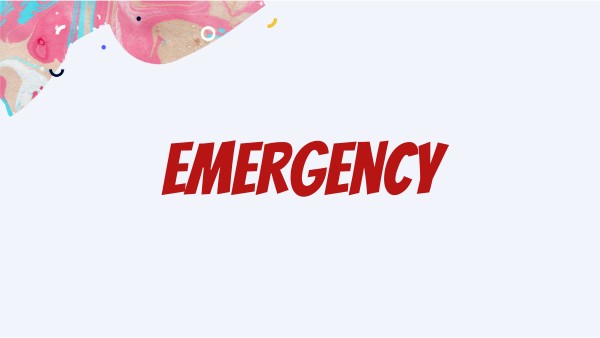 Presentazione su Emergency | Genially