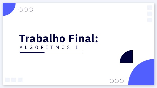 Trabalho Final De Algoritmos Genially