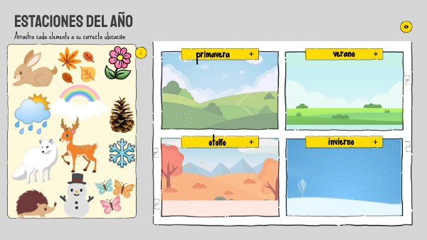 JUEGO ESTACIONES DEL AÑO | Genially