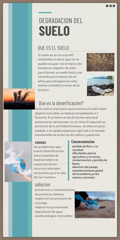 degradacion del suelo | Genially