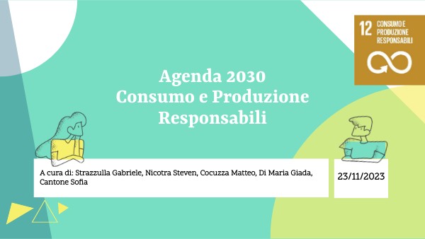 Agenda 2030 - Consumo e produzione Responsabili