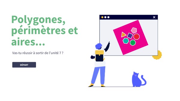 Polygones aires perimetres | Genially