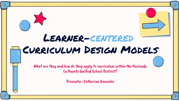 Curriculum Design Models