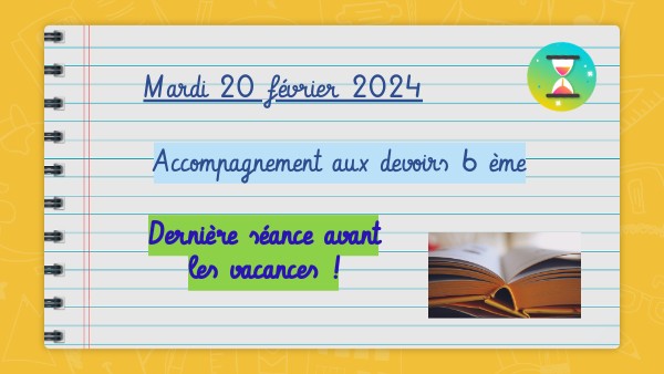présentation Acc aux devoirs 6e
