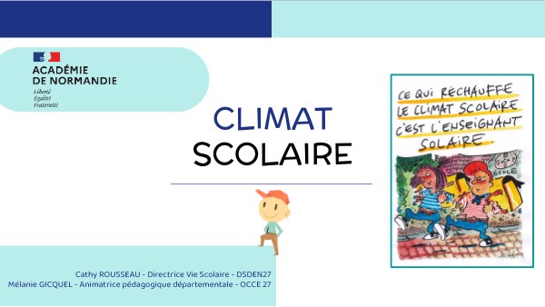 Formation Climat scolaire | Genially