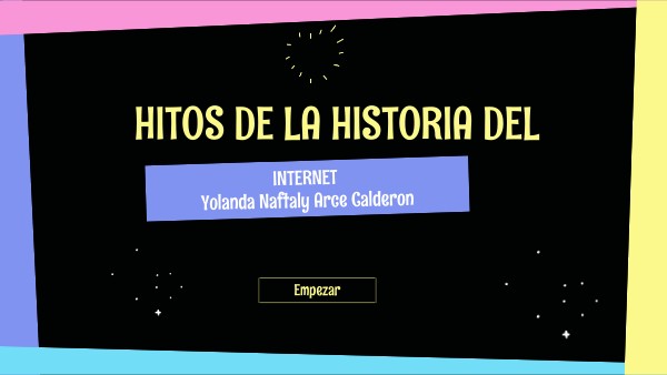 Hitos de la historia del internet | Genially