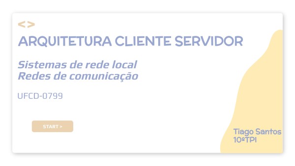 Arquitetura cliente servidor | Genially