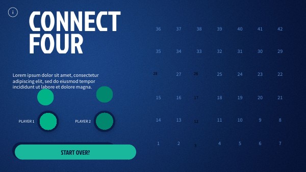 CONNECT FOUR GAME | Genially