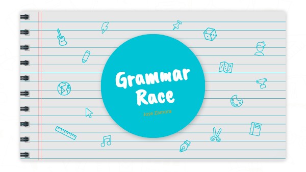 Grammar Race | Genially
