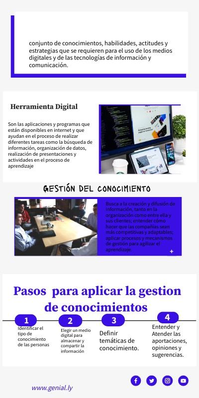 Infografia competencia digital | Genially