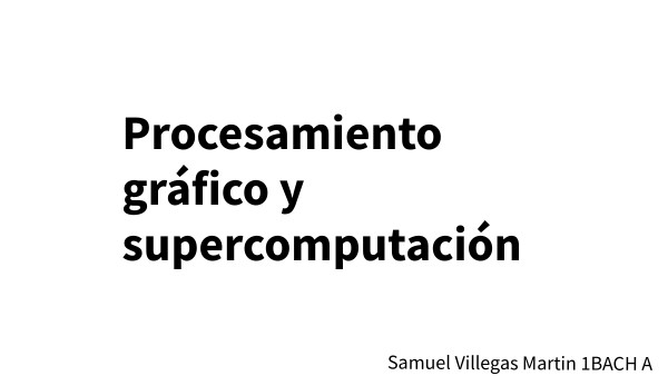 Presentacion Samuel Villegas Martrin