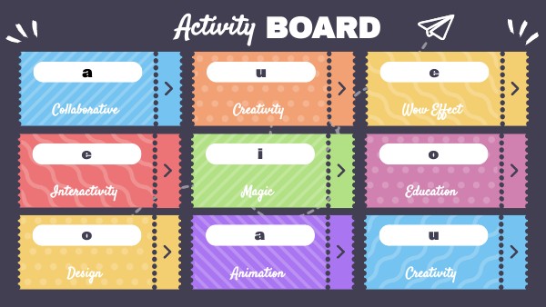 Activity board | Genially