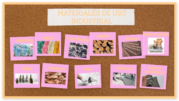 MATERIALES DE USO INDUSTRIAL