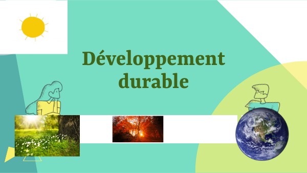 Développement durable | Genially