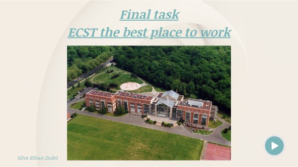 Final task : perk at ECST Ethan Silva 2nde1