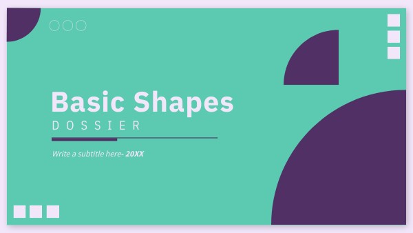 BASIC SHAPES DOSSIER | Genially