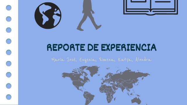 reporte de experiencia | Genially