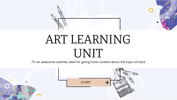 Art learning unit
