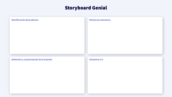 STORYBOARD GENIAL