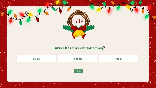 Festive holiday quiz