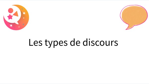 Découverte des différents discours