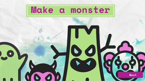 Monster body parts game | Genially