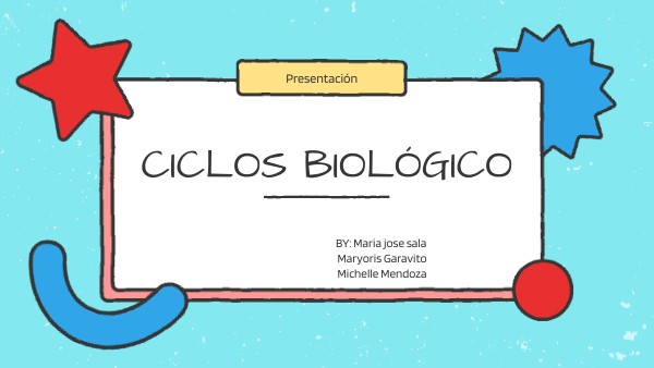 CICLO BIOLÓGICO | Genially